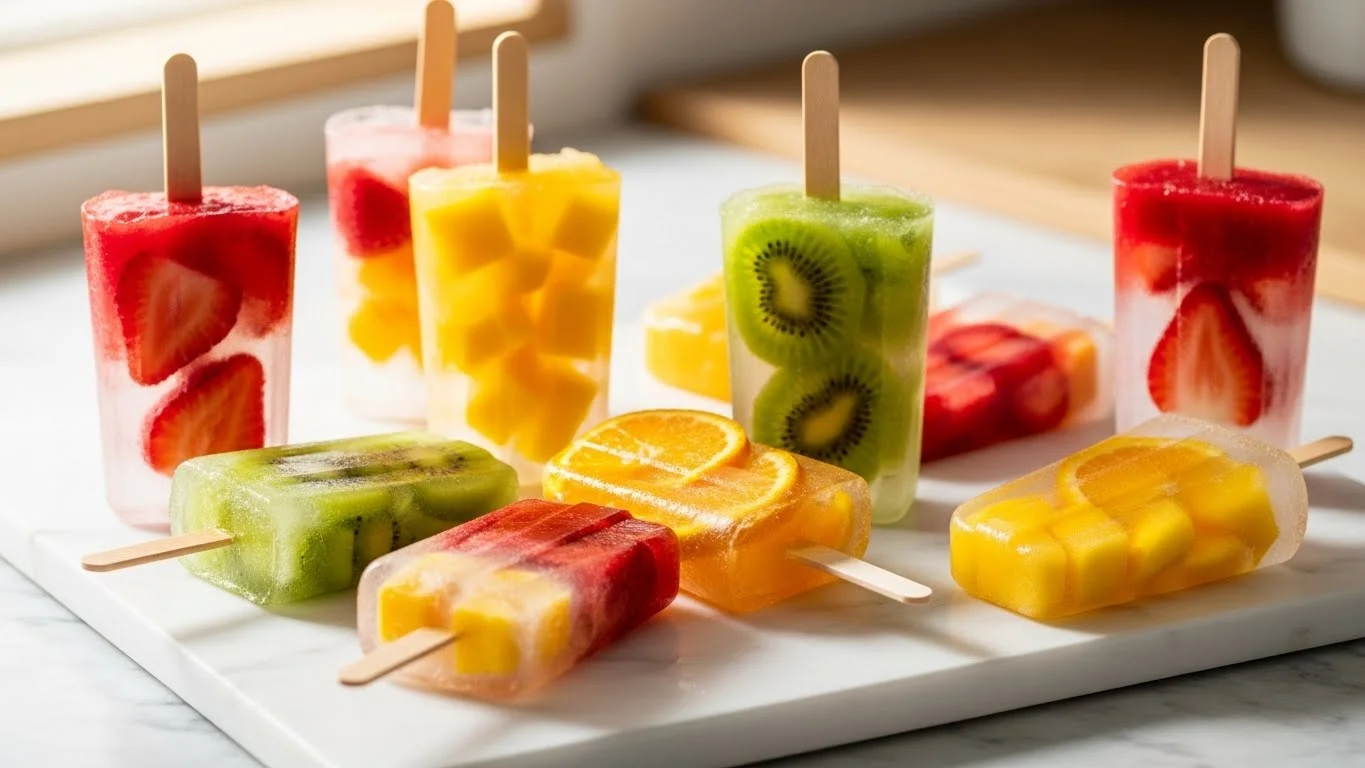 How to Make Homemade Popsicles with Real Fruit - cookengineer.com