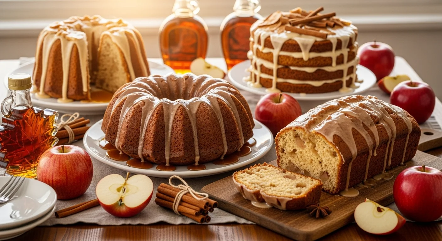 21 Maple Apple Cakes That Are Fall Wrapped in Sugar - cookengineer.com