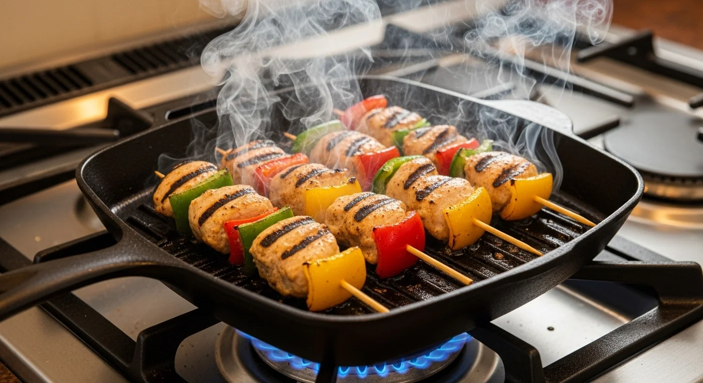 How to Use a Cast Iron Grill Pan for Indoor BBQ - cookengineer.com