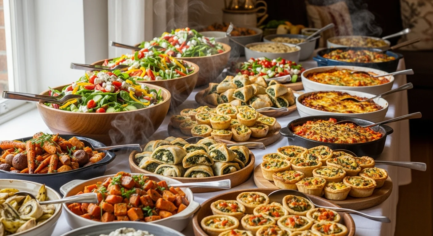 25 Vibrant Vegetarian Buffet Ideas for New Year That Feed A Crowd ...
